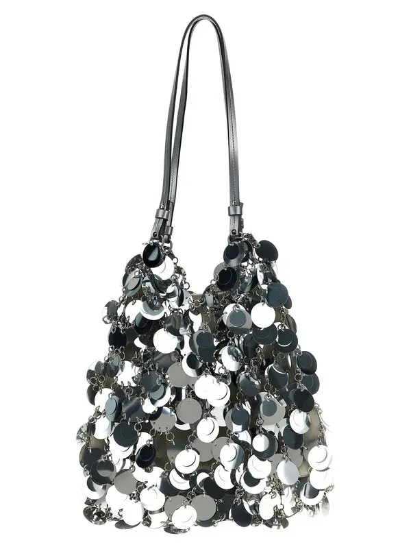Rabanne Sparkle Discs Large Shoulder Bag