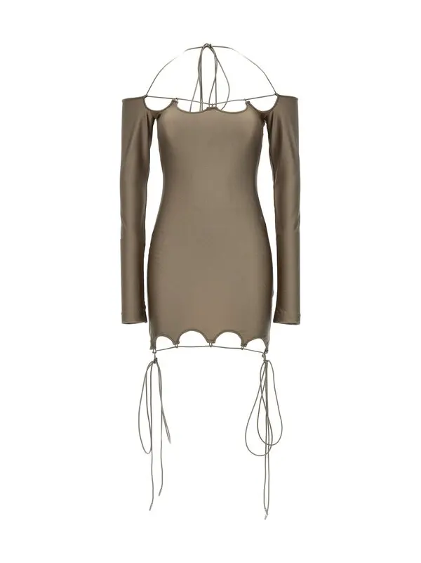 Attico Lyna' Dress - Brown