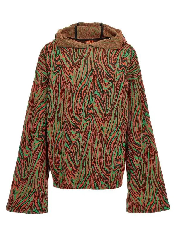 VITELLI Flow Jacquard' Hooded Sweater