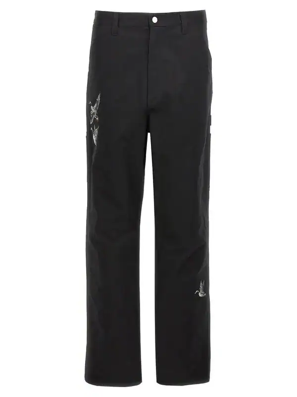 Carhartt Work In Progress Ducks Single Knee' Pants - Black