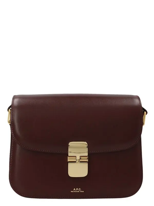 A.p.c. Grace Small Crossbody Bag - Bordeaux