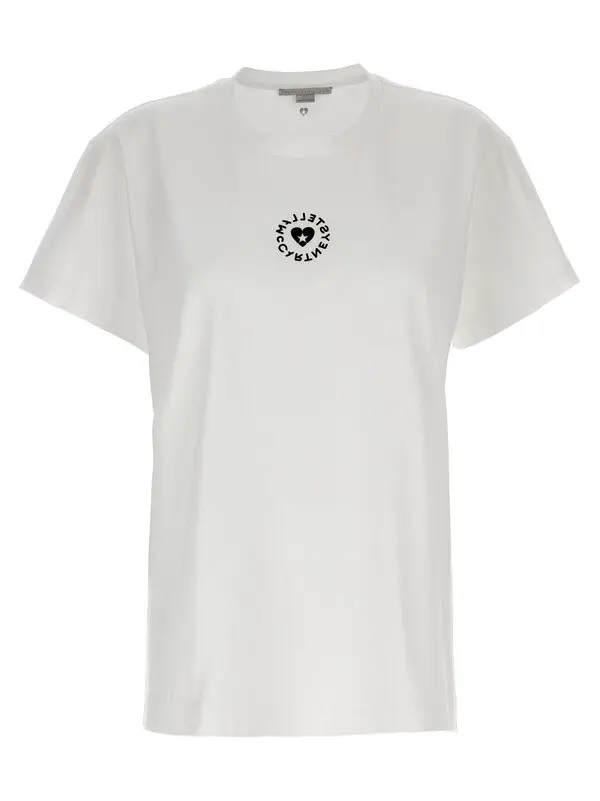 Stella McCartney Iconic Mini Heart T-shirt - White