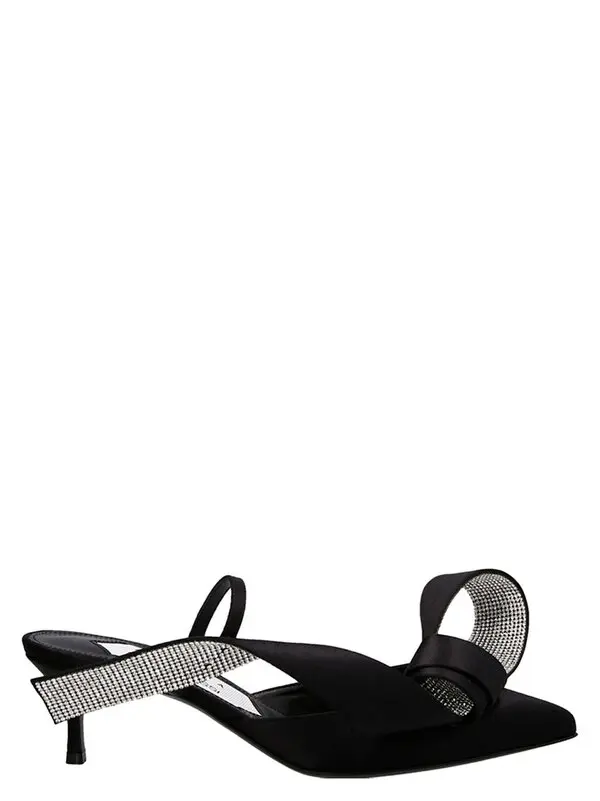 SERGIO ROSSI X Area Marquise Mules - Black