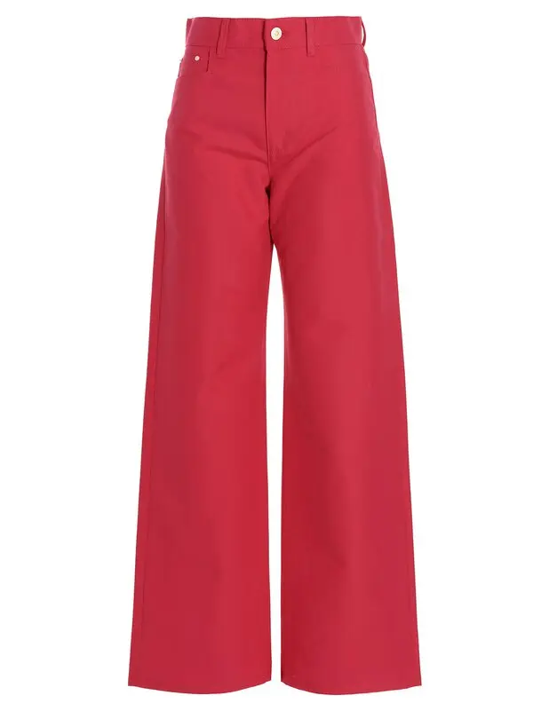 WANDLER Flare Wide Leg Trousers