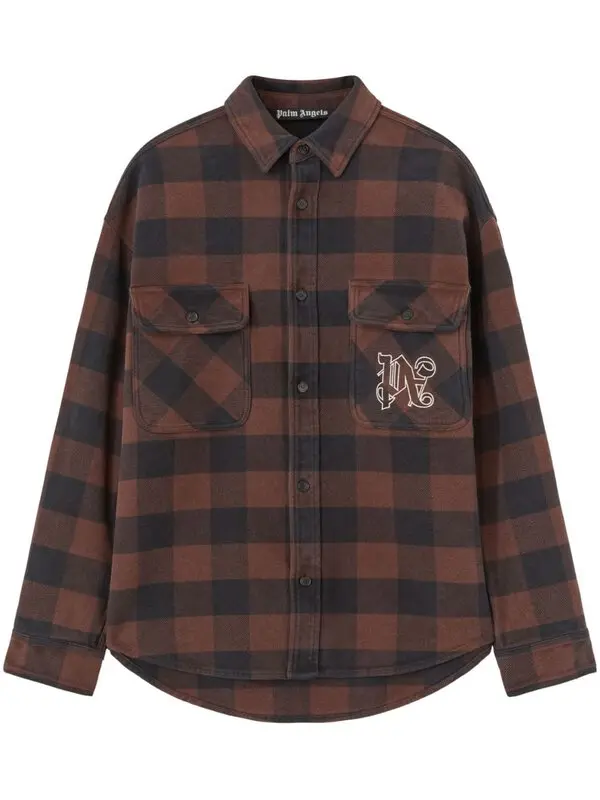 Palm Angels Monogram Cotton Overshirt
