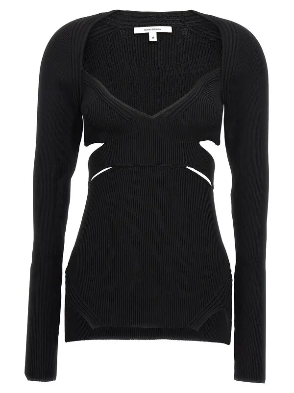 NENSI DOJAKA Cut-out Ribbed Sweater