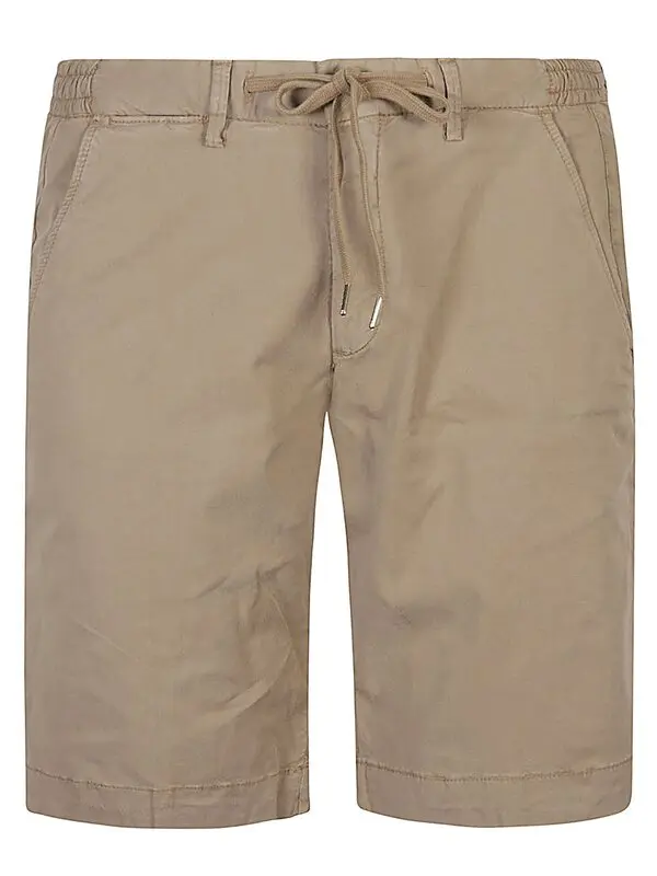 BRIGLIA Drawstring Shorts - Dove Grey