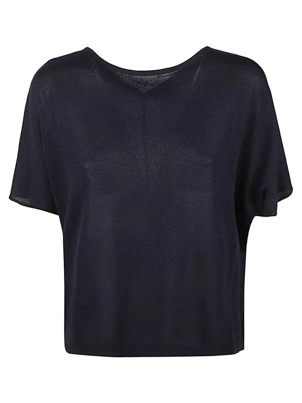 BASE Blu Cotton Blend Top