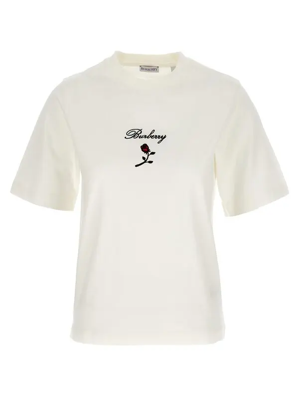 Burberry Logo T Shirt In White - 28% Off | Editorialist