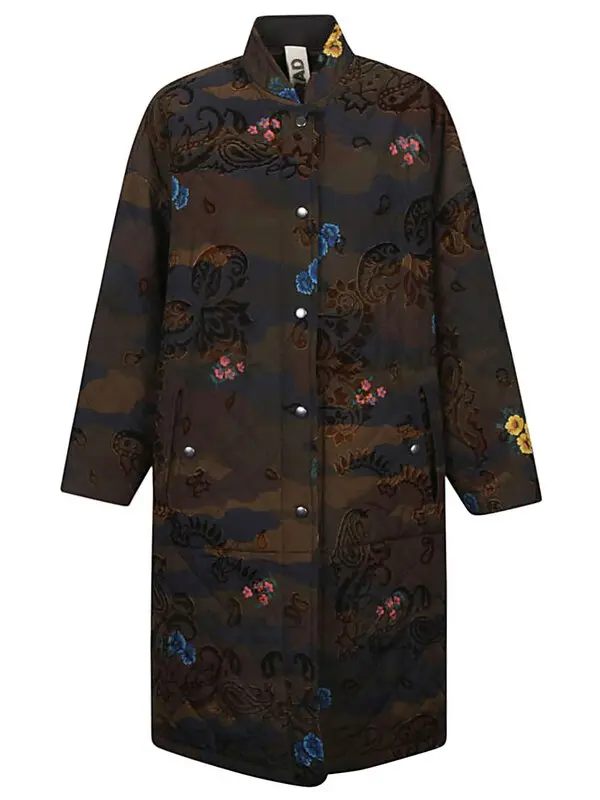 KONRAD Petra Camouflage Print Overcoat