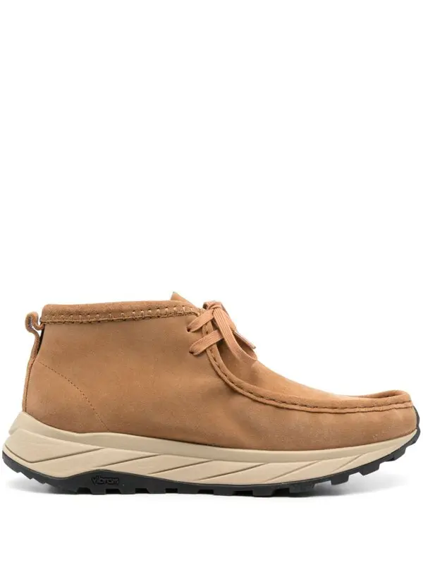 Clarks Wallabee Suede Leather Shoes - Beige