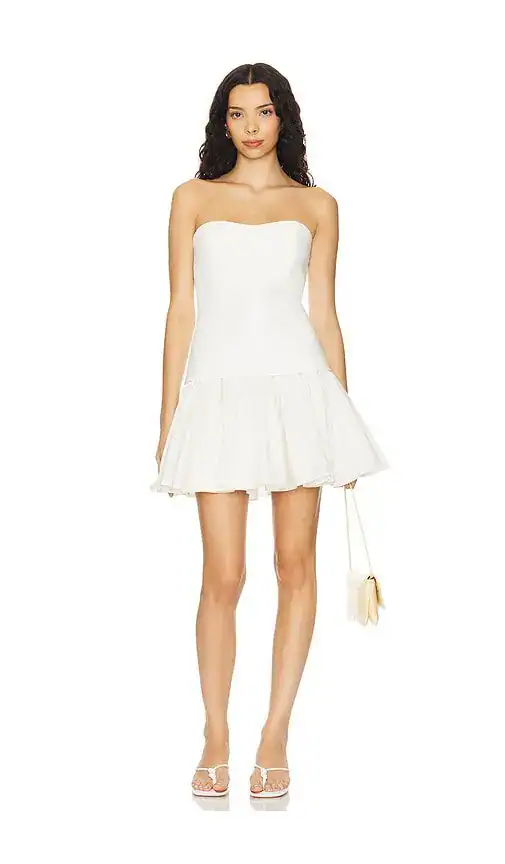 Cinq  Sept Amanda Mini Dress In Ivory - 30% Off | Editorialist
