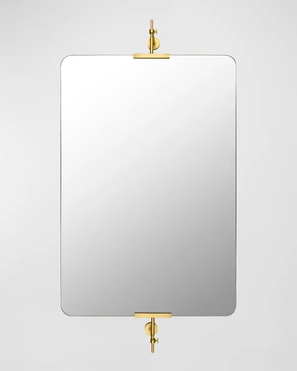 SURYA Anastasya 48" Wall Mirror - Gold