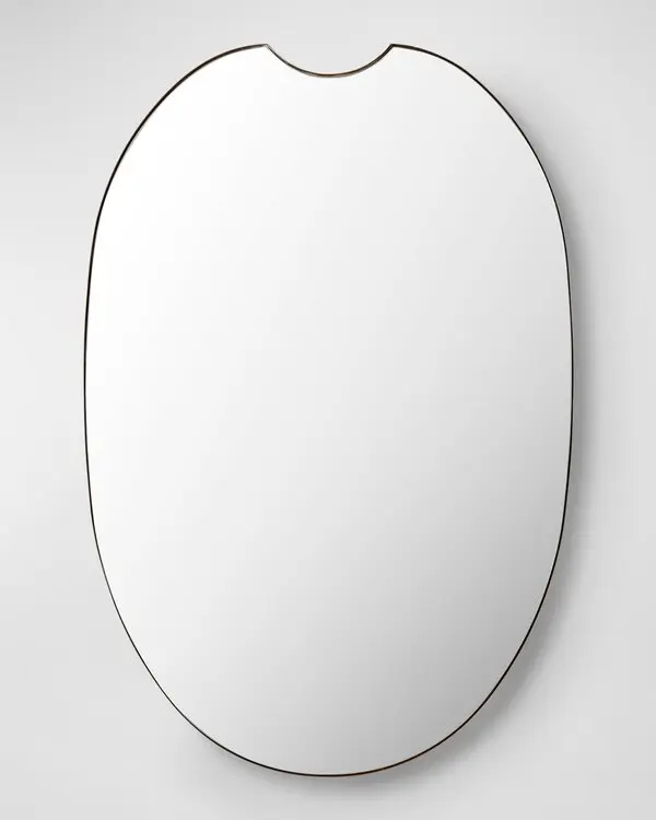 SURYA Ajanta 36" Notch-top Wall Mirror