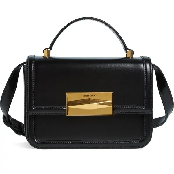 JIMMY CHOO Diamond Leather Shoulder Bag