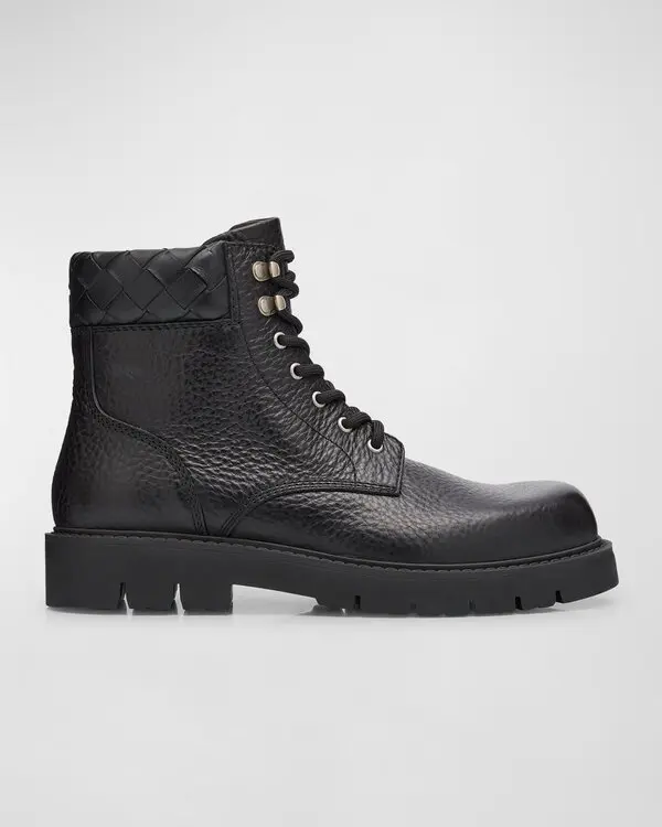 Bottega Veneta Haddock Leather Ankle Boots