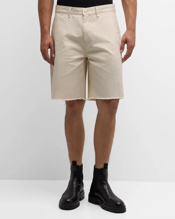 John Elliott Cutoff Canvas Work Shorts