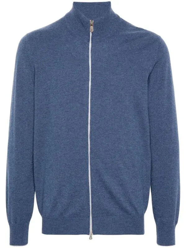 Brunello Cucinelli Zip-up Cashmere Jumper
