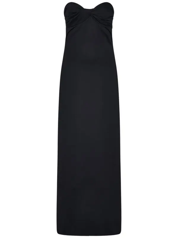 Rosetta Getty Twist-detail Maxi Dress - Black