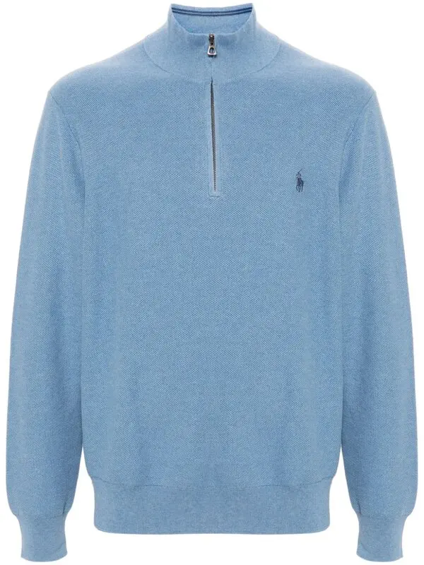 Ralph Lauren Polo Pony Cotton Sweatshirt - Blue