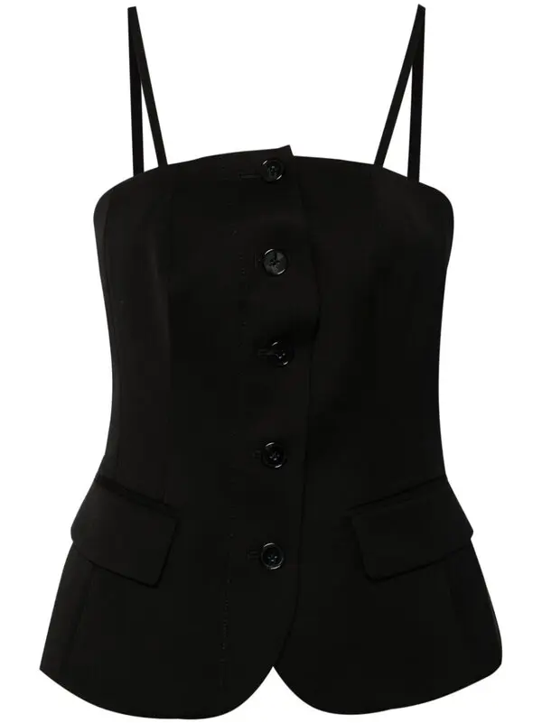 DONDUP Button-up Tank Top
