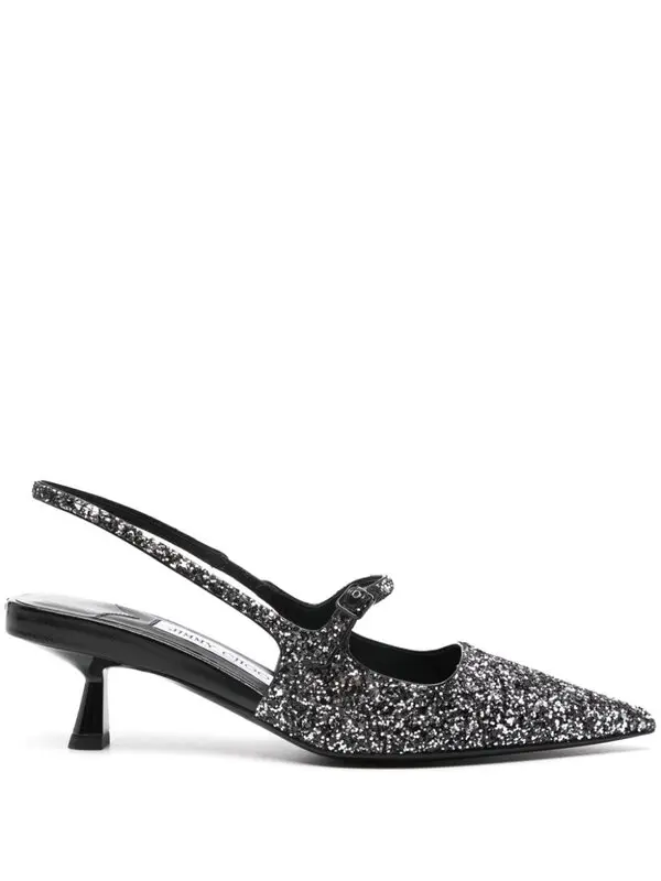 JIMMY CHOO Didi 45mm Pumps - Silver