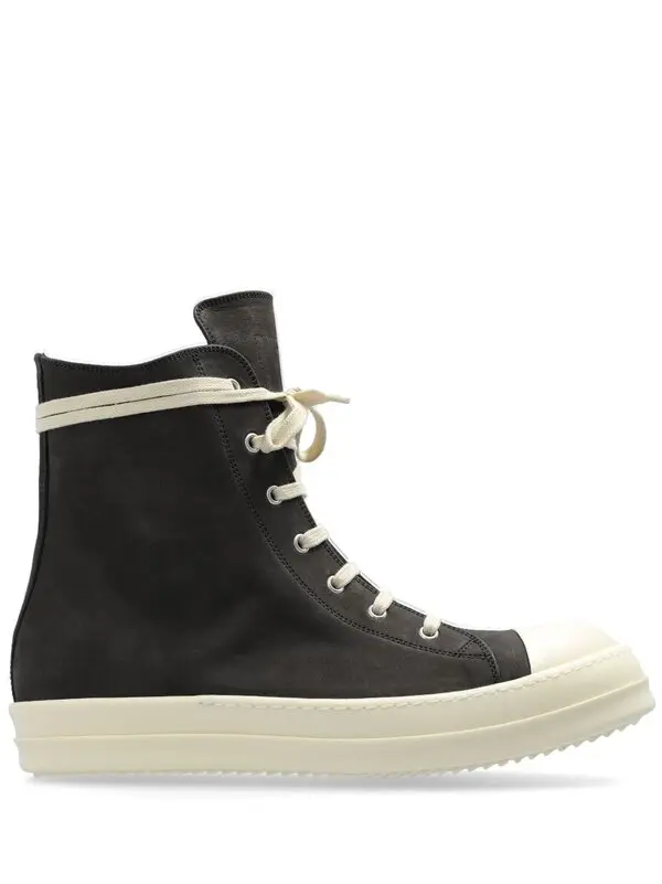 Rick Owens Lace-up Hi-top Trainers - Black