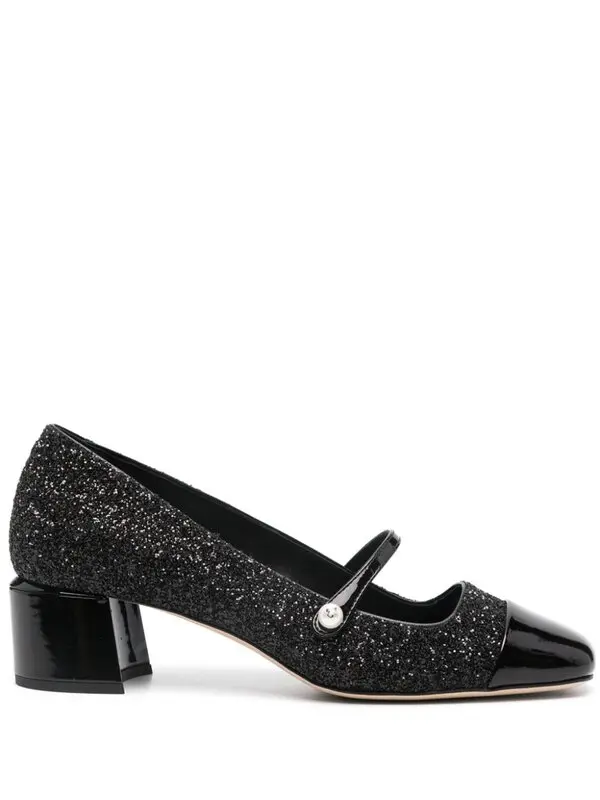 JIMMY CHOO Elisa 45m Pumps - Black