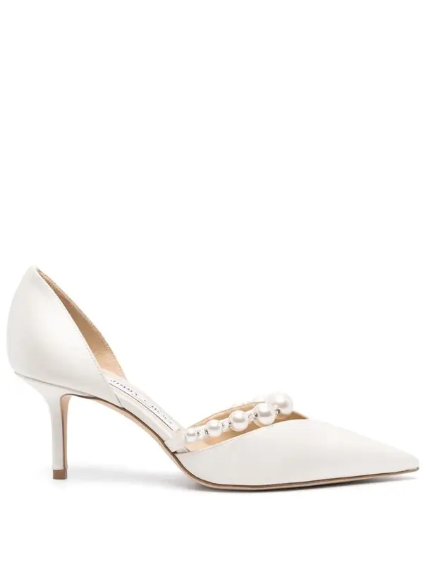 JIMMY CHOO Aurelie 65mm Pumps - White