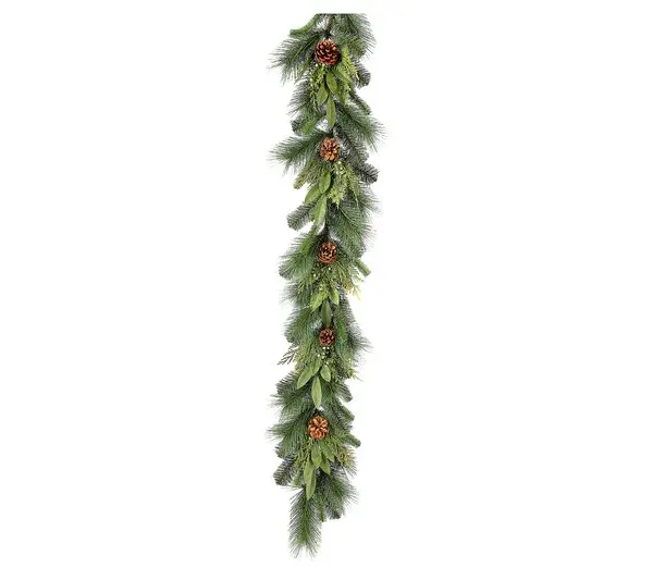 VALERIE PARR HILL 60' Juniper Cedar Mix Pine Bay Leaf & Cone Garl And Valerie