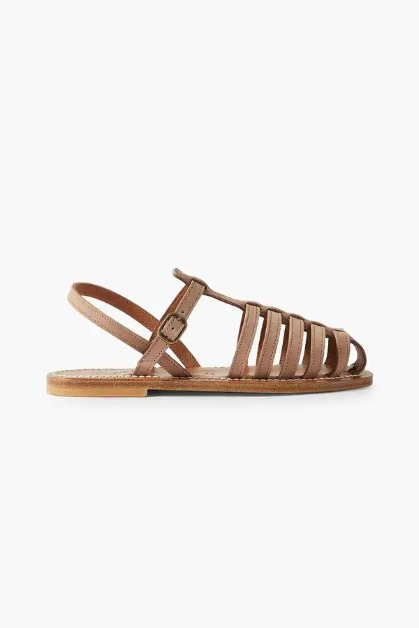 Jacques Tropez Adrien Nubuck Sandals In Neutral 70% Off