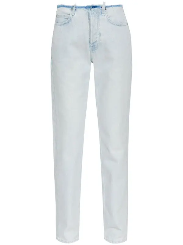 Balenciaga Distressed Straight-leg Jeans