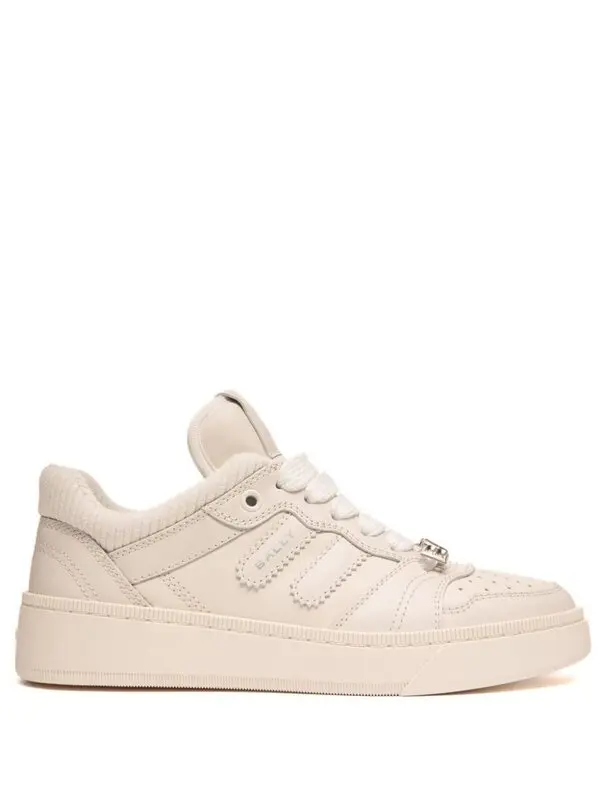 Bally Raise Leather Sneakers - White