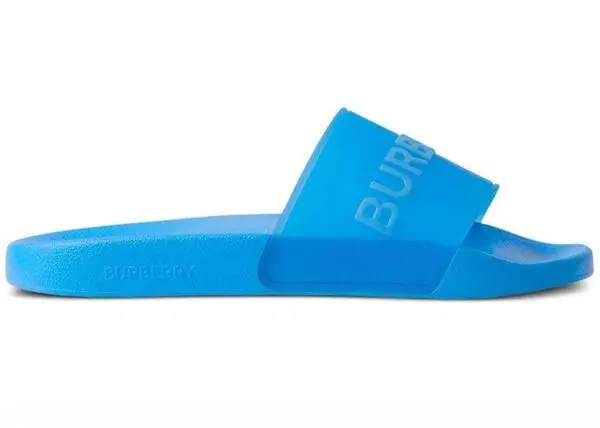 Burberry Logo Slide - Blue