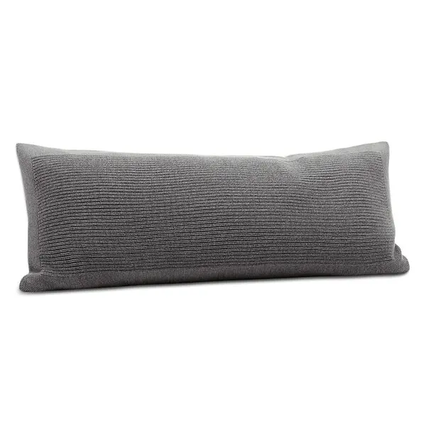 BOLL & BRANCH Ribbed Knit Decorative Pillow With Insert, 14 X 34