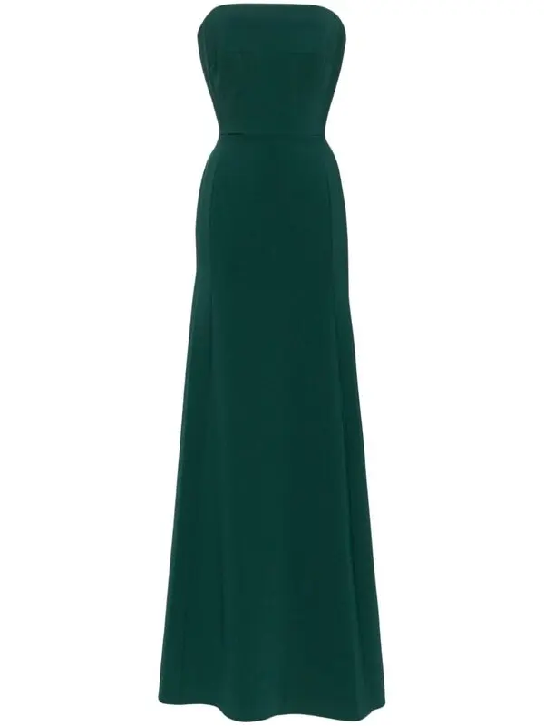 Jenny Packham Yoelyn Crepe Gown - Green