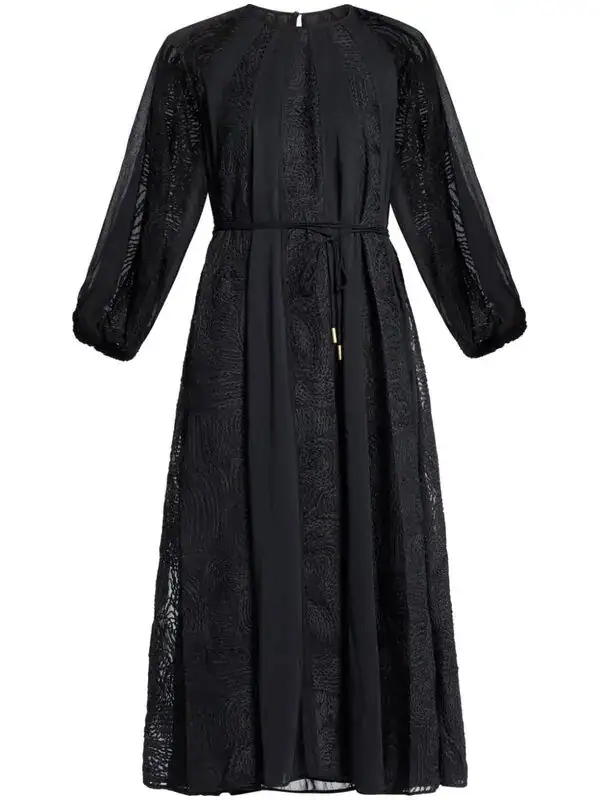 Aje Soleil Midi Dress In Black - 53% Off | Editorialist