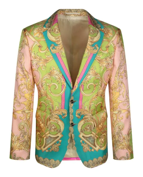 Versace Barocco Goddess Blazer - Multi | Editorialist