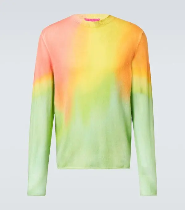 THE ELDER STATESMAN Wave Aura Cashmere Sweater - Multicoloured