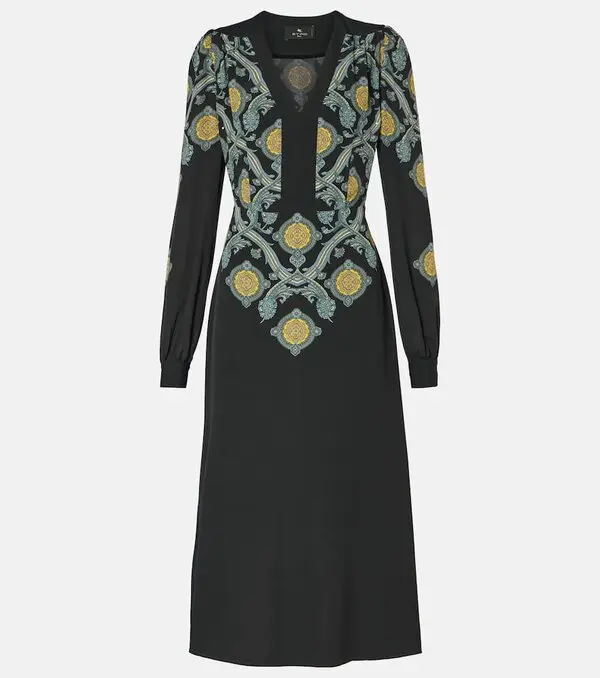 Etro Printed Midi Dress