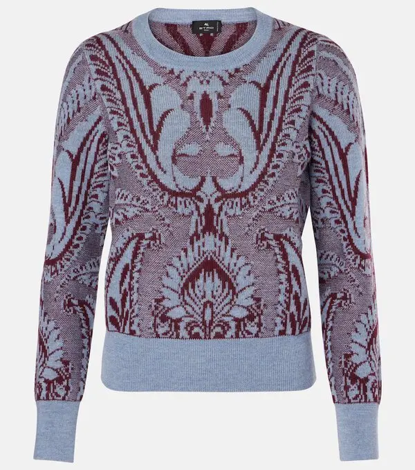 Etro Jacquard Wool Sweater - Multicoloured