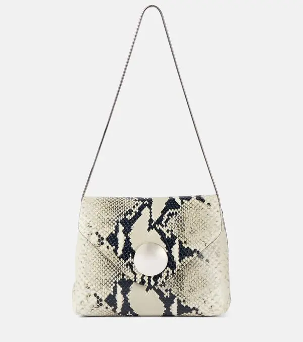 Khaite Bobbi Snake-effect Shoulder Bag