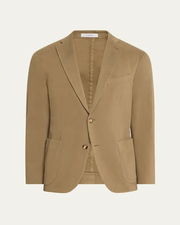 Boglioli Cotton Twill Sport Jacket Nut Editorialist