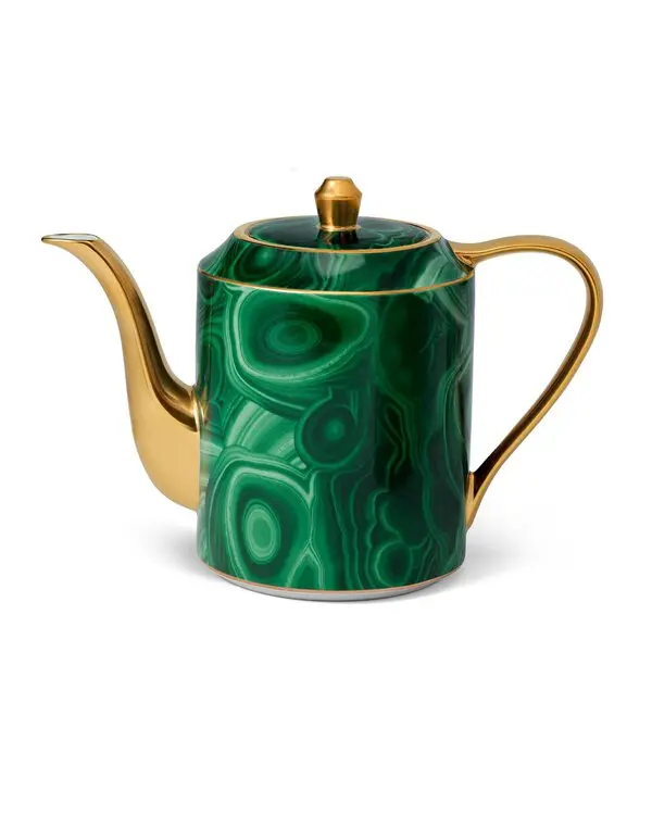 L'Objet Malachite Tea Pot