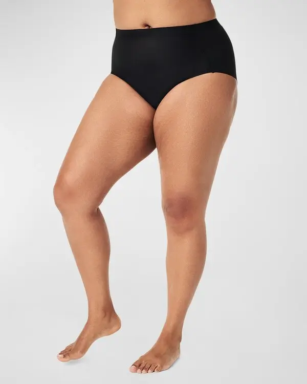 Spanx Sheer Power High-rise Briefs - Very Black
