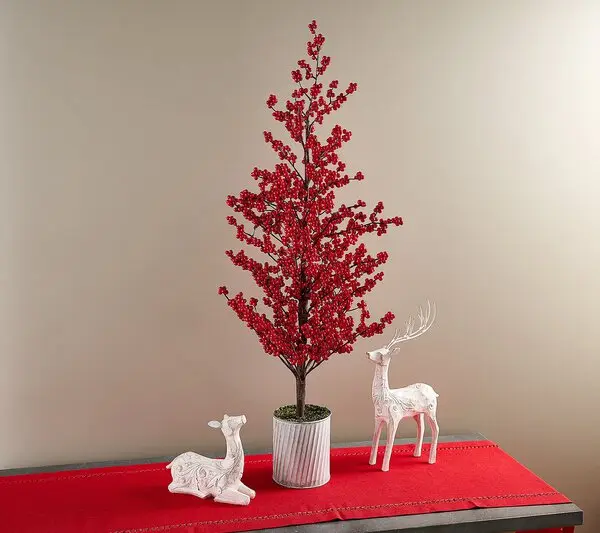 VALERIE PARR HILL 39' Berry Potted Tree Valerie