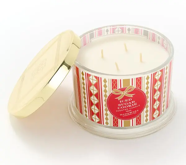 HOMEWORX BY SLATKIN + CO. 18oz. Iced Sugar Cookie Candle