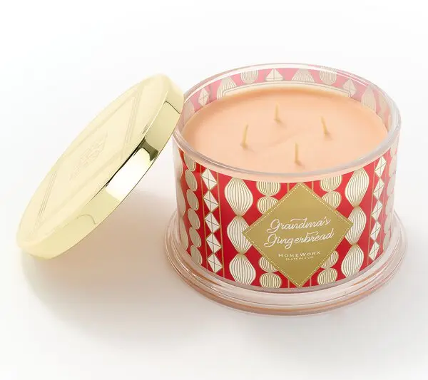 HOMEWORX BY SLATKIN + CO. 18oz. Gingerbread Candle