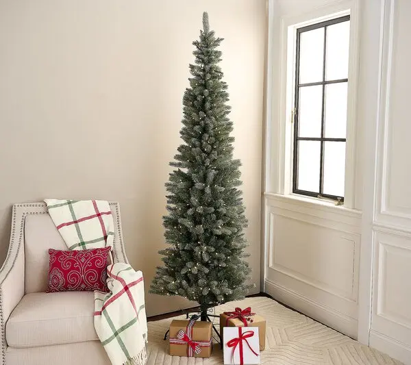 VALERIE PARR HILL 9' Twinkling Pencil Tree Valerie