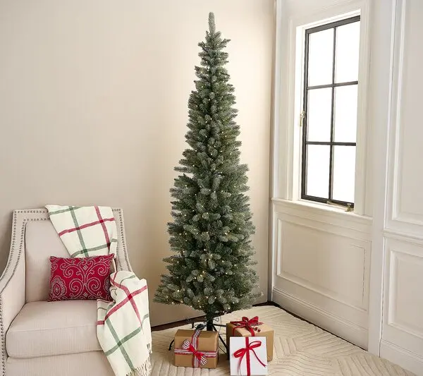 VALERIE PARR HILL 7' Twinkling Pencil Tree Valerie